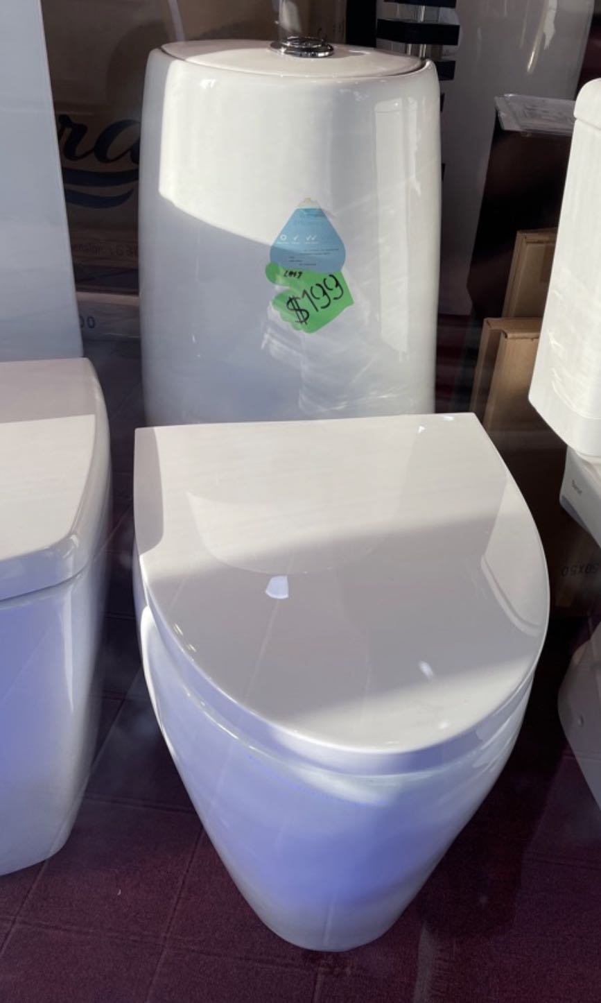Toilet Bowl -6” WC display set, Furniture & Home Living, Home Decor ...