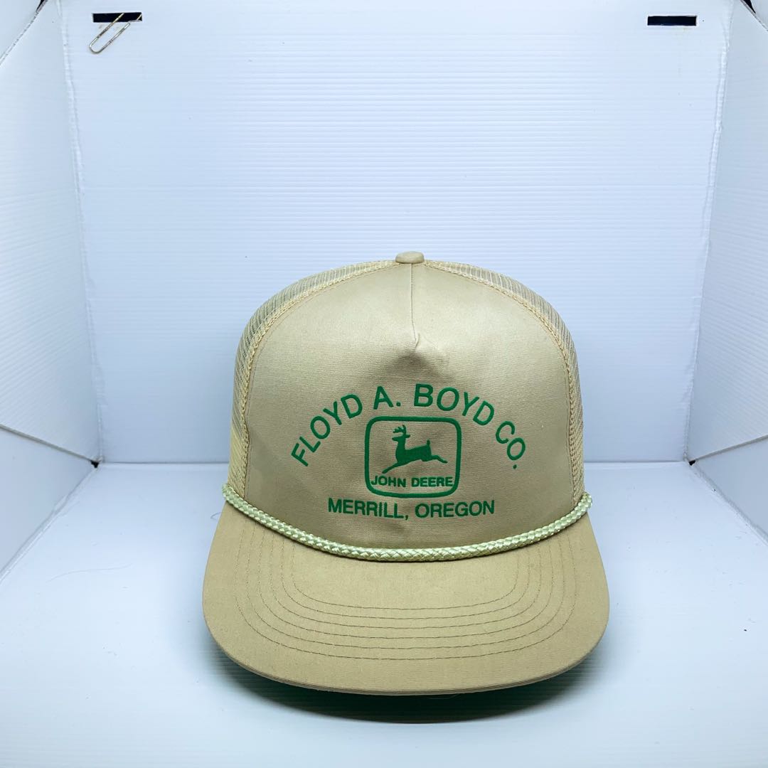 Topi Vintage Rope Hat Snapback John Deere Cream, Fesyen Pria, Aksesoris ...