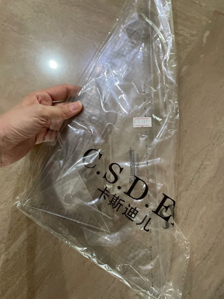 Trigonometry Set Set Square Math French Curve, Hobbies & Toys ...