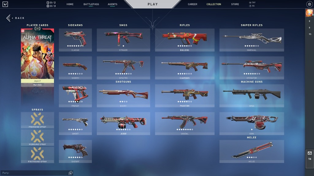 Valorant Account (Red Themed), Video Gaming, Video Game Consoles ...