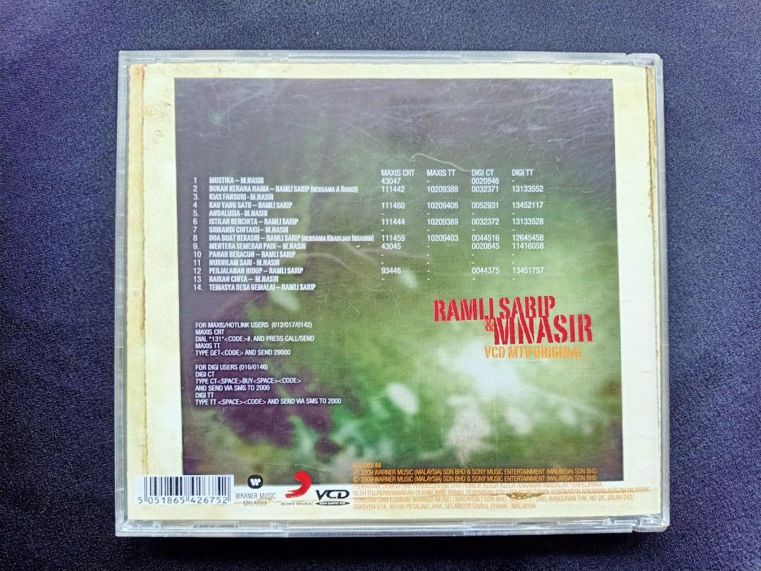 VCD MTV Karaoke Original : Ramli Sarip & M. Nasir, Hobbies & Toys, Music & Media, CDs & DVDs on ...