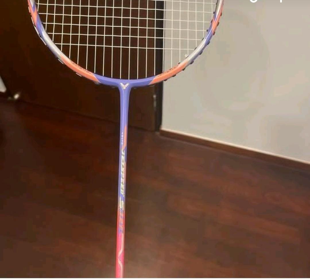 Victor Jetspeed 12F badminton racket, Sports Equipment, Sports & Games ...