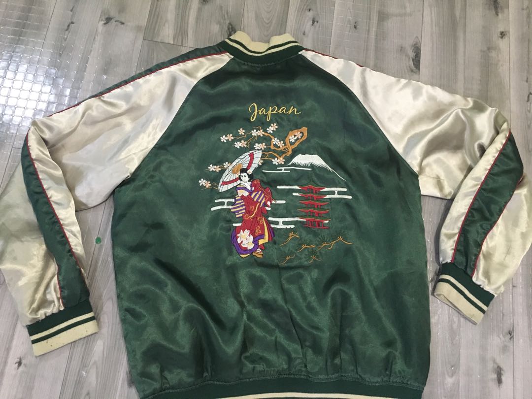 Vintage Japanese varsity jacket, Men's Fashion, Tops & Sets, Hoodies on ...
