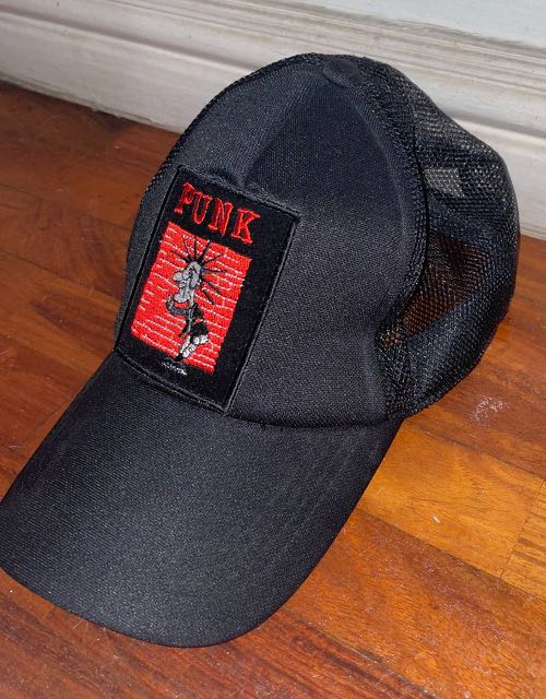 Vintage Punk Cap 90s, Men's Fashion, Watches & Accessories, Caps & Hats ...