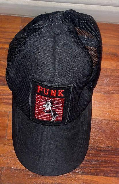 Vintage Punk Cap 90s, Men's Fashion, Watches & Accessories, Caps & Hats ...