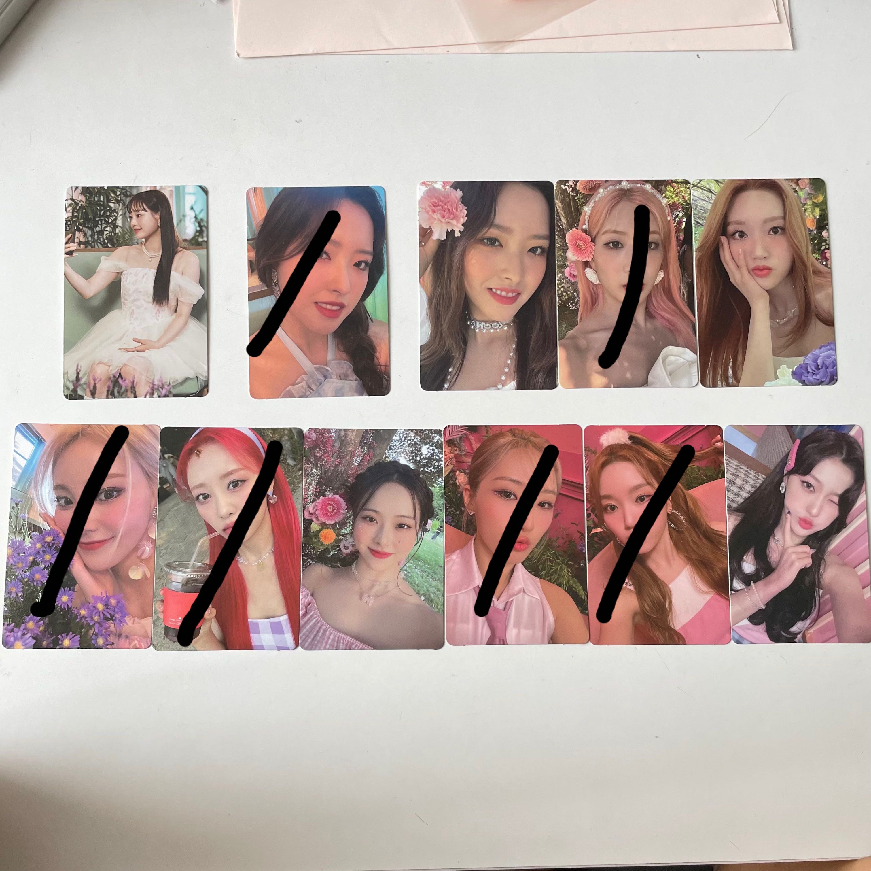 wtt loona flip that album photocards chuu heejin kimlip olivia hye gowon vivi haseul choerry ...