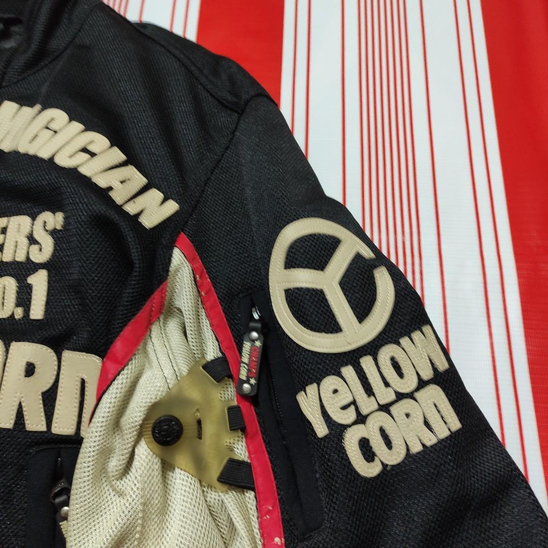yellow corn Motorcycle jacket, Motorbikes on Carousell