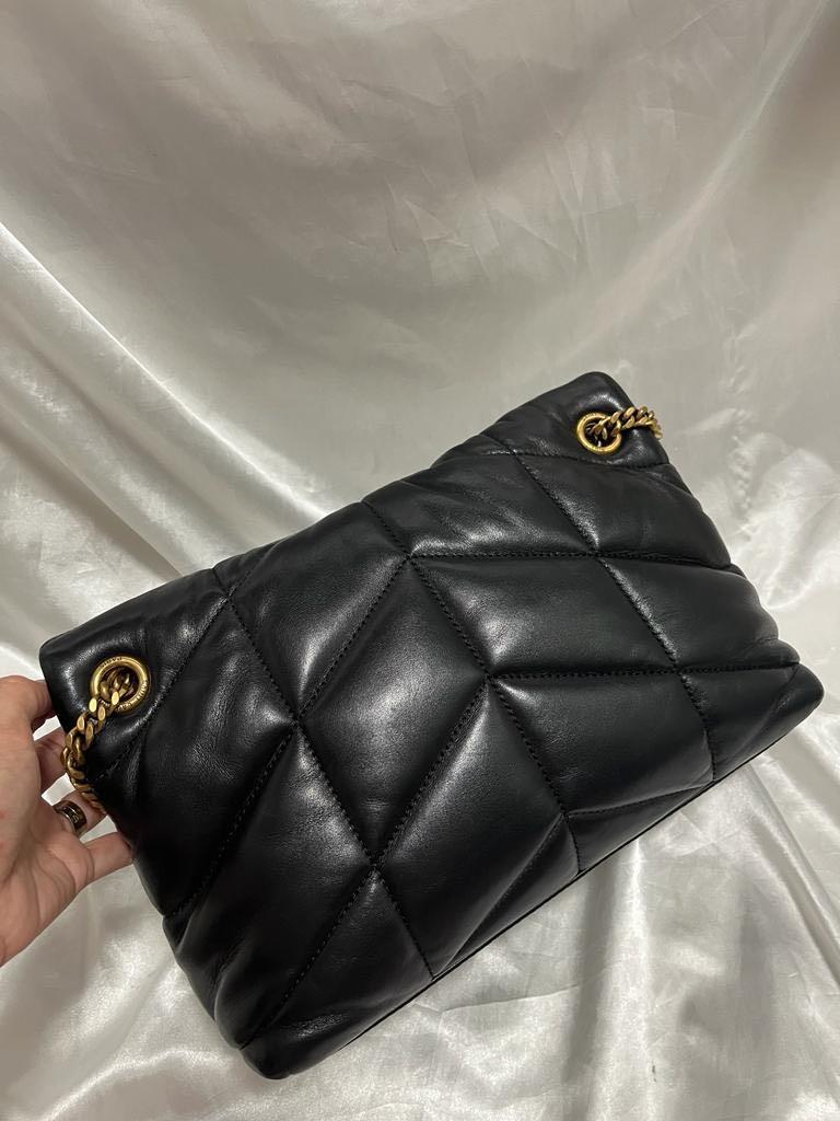 Ysl saint Laurent small Lou puffer flap bag, Luxury, Bags & Wallets on ...