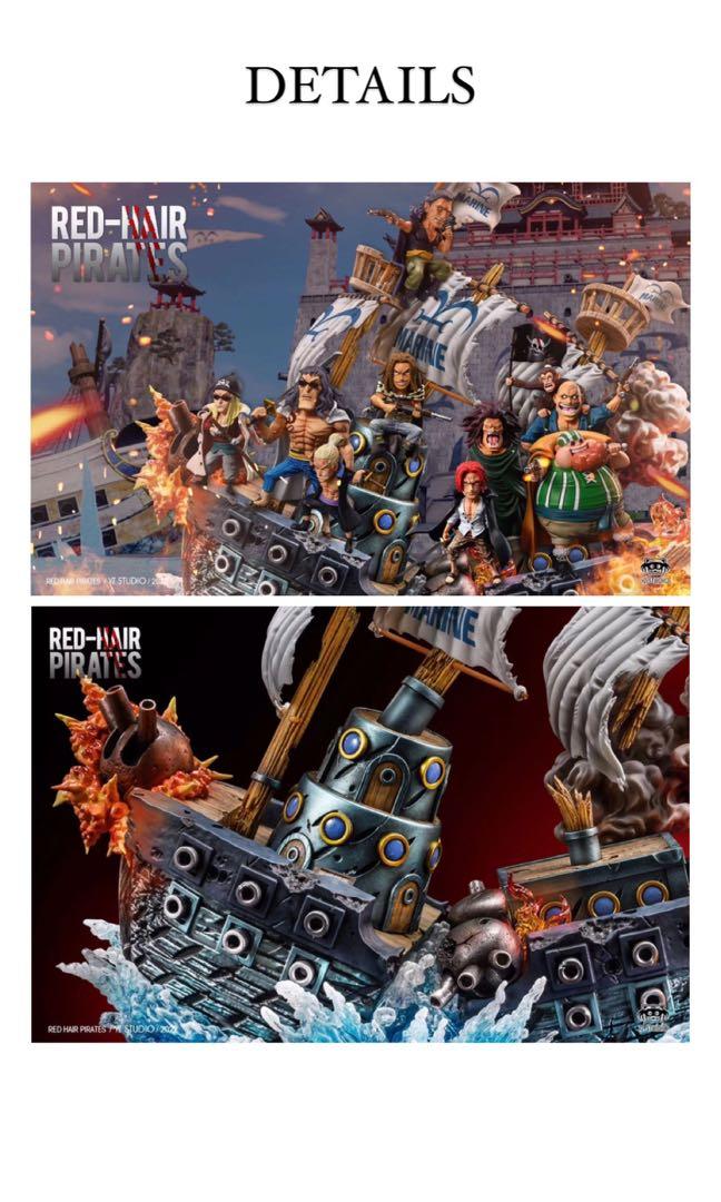 YZ Studio - WCF Red Hair Pirates ( Full Crew ), Hobbies & Toys, Toys ...