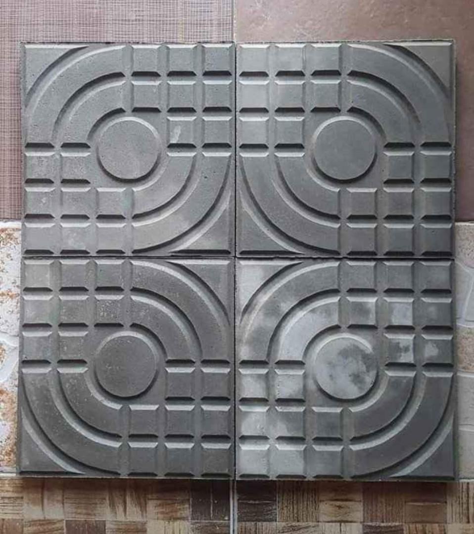 10X10 INCHES CONCRETE TILES, Furniture & Home Living, Home Decor ...