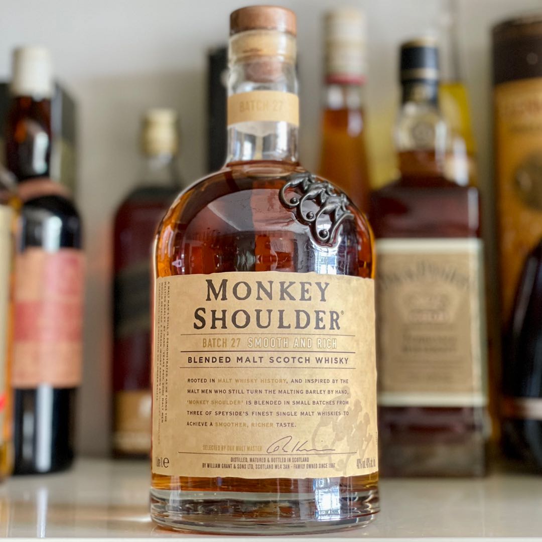1L Monkey Shoulder Whiskey Blended Malt 1000ml, Food & Drinks ...