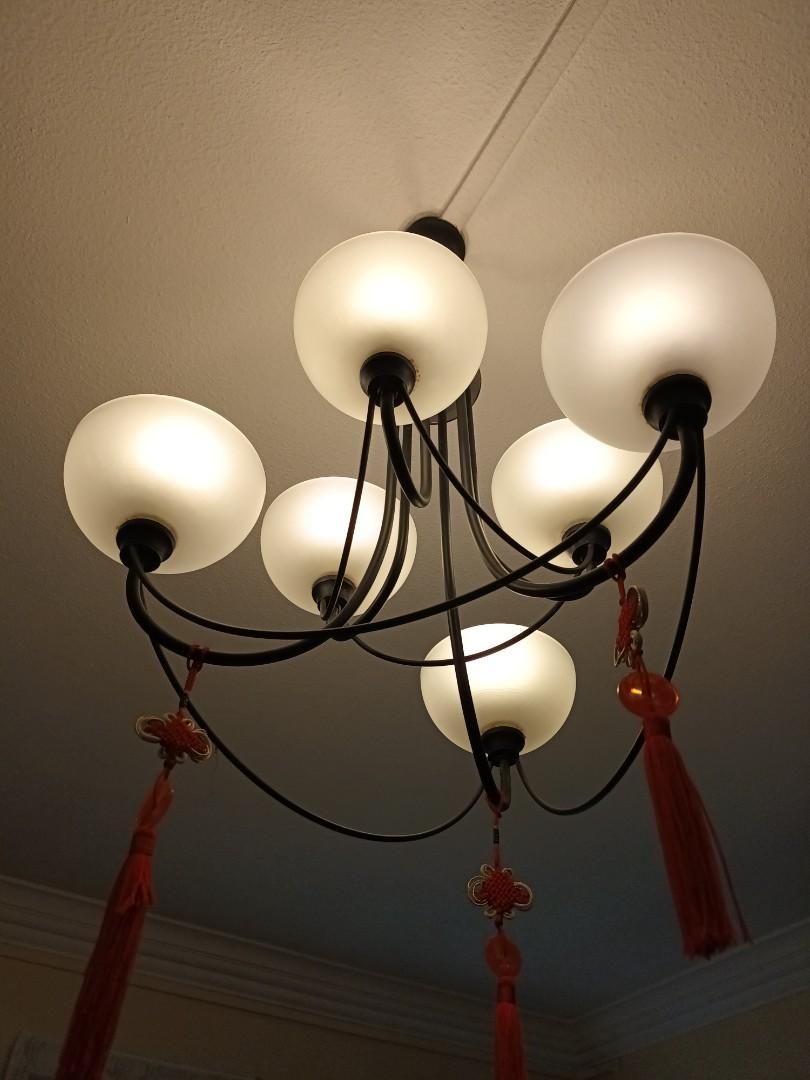 2 kinds of ceiling lighting for Sitting and dining hall, Furniture & Home Living, Lighting ...