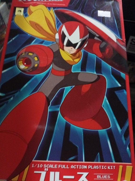 壽屋 1/10 rockman mega man blues 洛克人 模型 絕版, 興趣及遊戲, 玩具 & 遊戲類 - Carousell