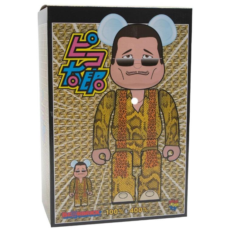 日本搞笑藝人 PPAP Piko 太郎 100% + 400% Bearbrick, 興趣及遊戲, 玩具 & 遊戲類 - Carousell