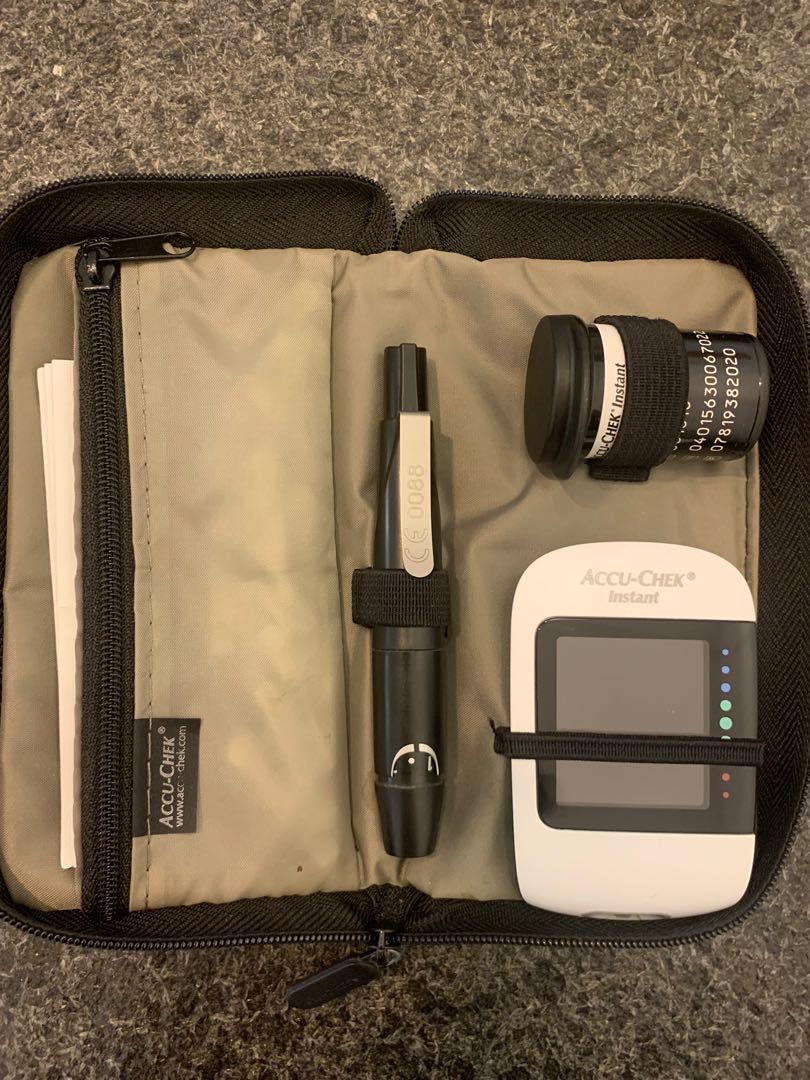 Accu-chek instant meter glucose set, Health & Nutrition, Health ...