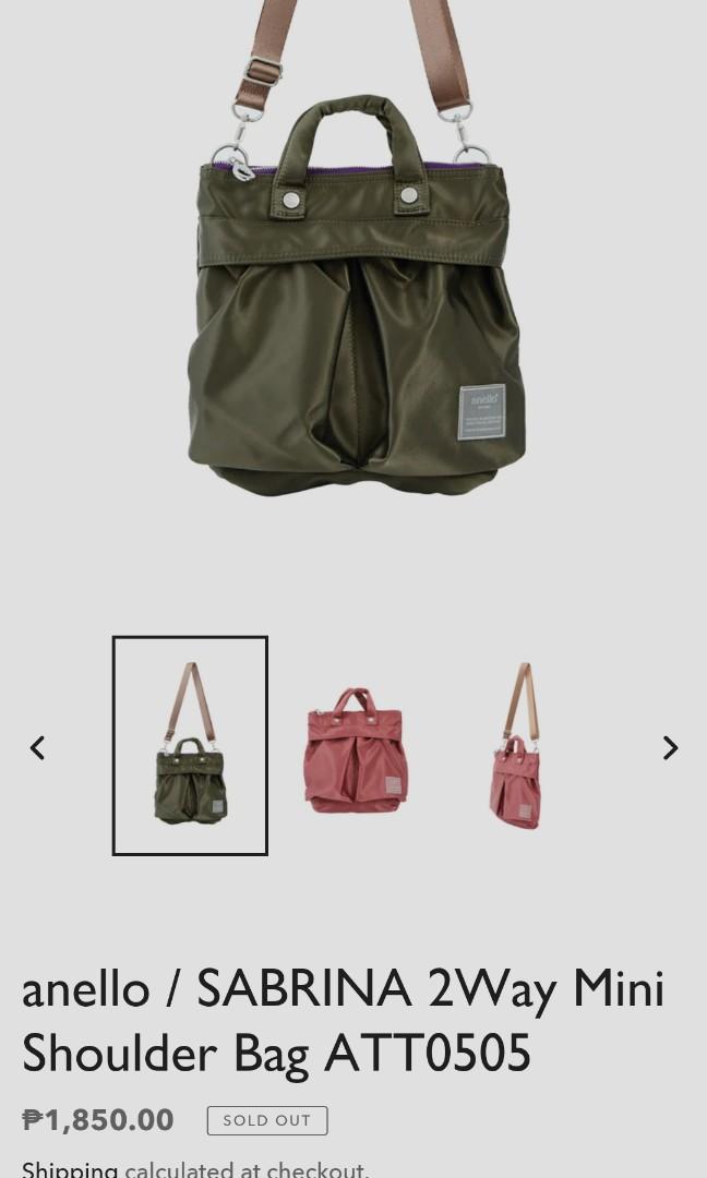 Anello Sabrina 2Way bag, Women's Fashion, Bags & Wallets, Cross-body ...