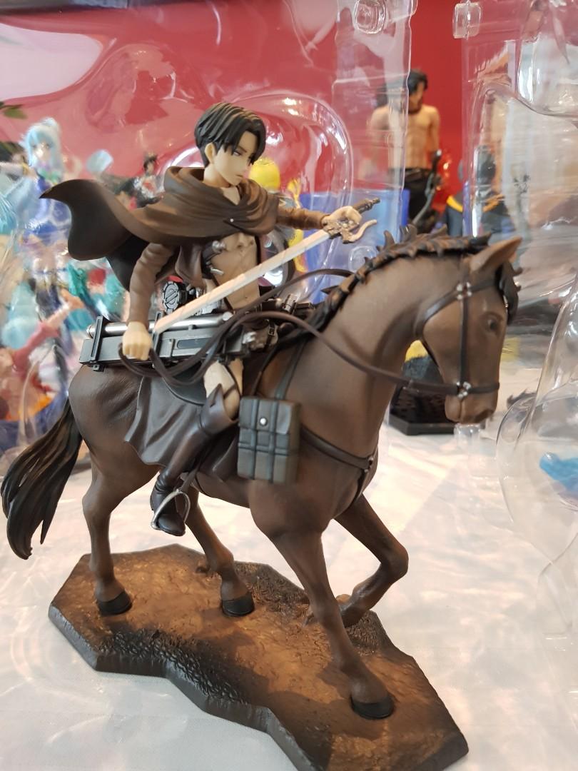 AOT Levi Horse statue, Hobbies & Toys, Memorabilia & Collectibles, Fan ...