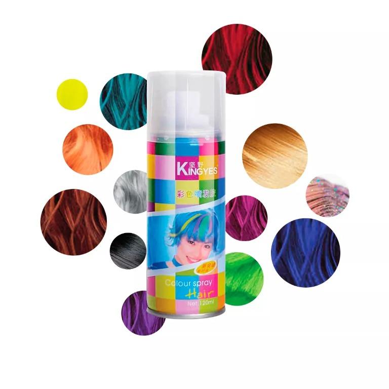 Assorted Color Hair Spray | Instant Hair Dye | Temporary, Beauty ...