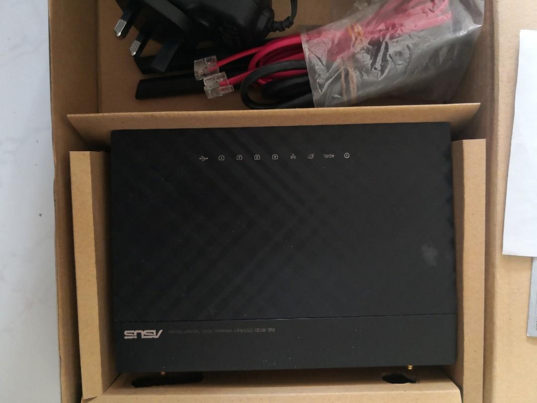 Asus DSL-N12U ADSL Modem Router Wireless-N300, Computers & Tech, Parts ...
