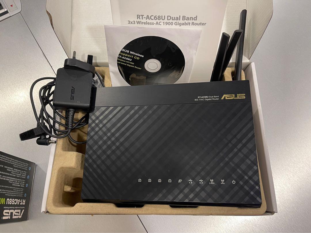 ASUS Router RT-AC68U, Computers & Tech, Parts & Accessories, Networking ...