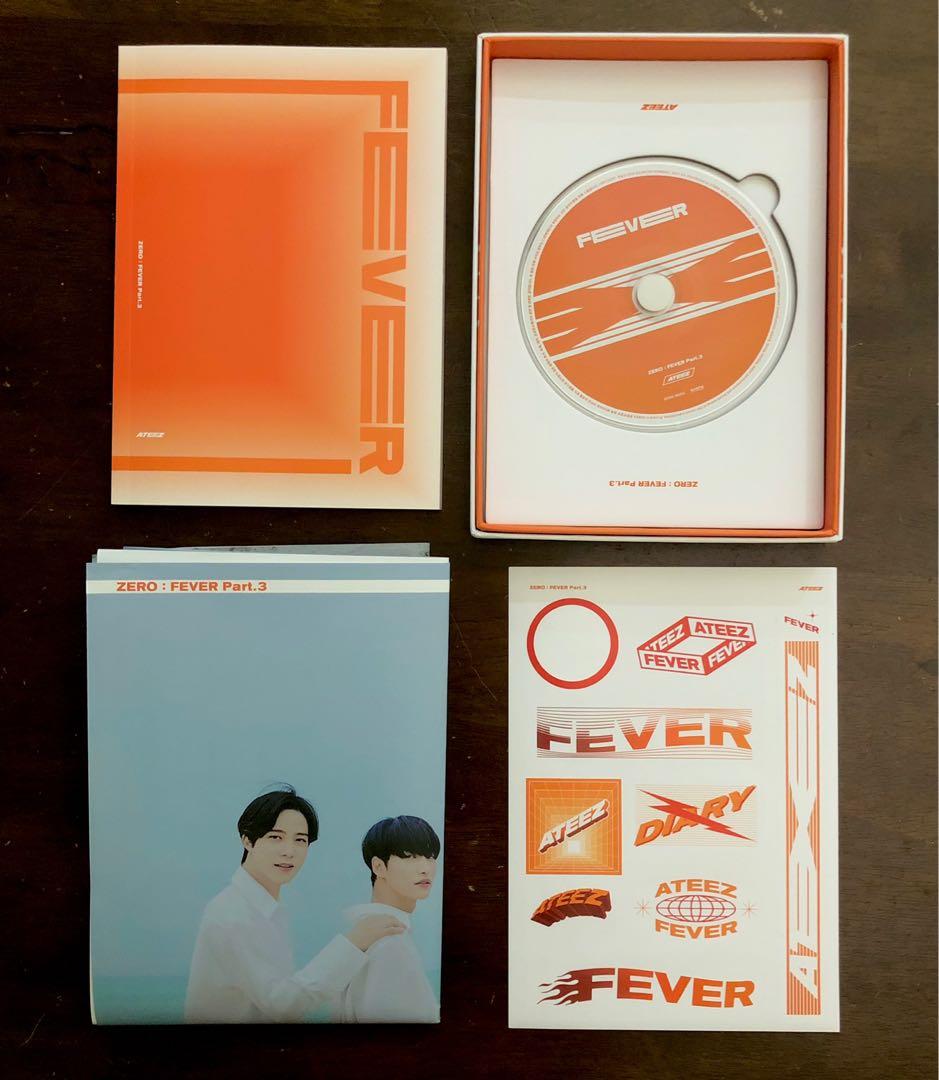 ATEEZ FEVER PT.3 DIARY VER ALBUM UNSEALED, Hobbies & Toys, Collectibles ...