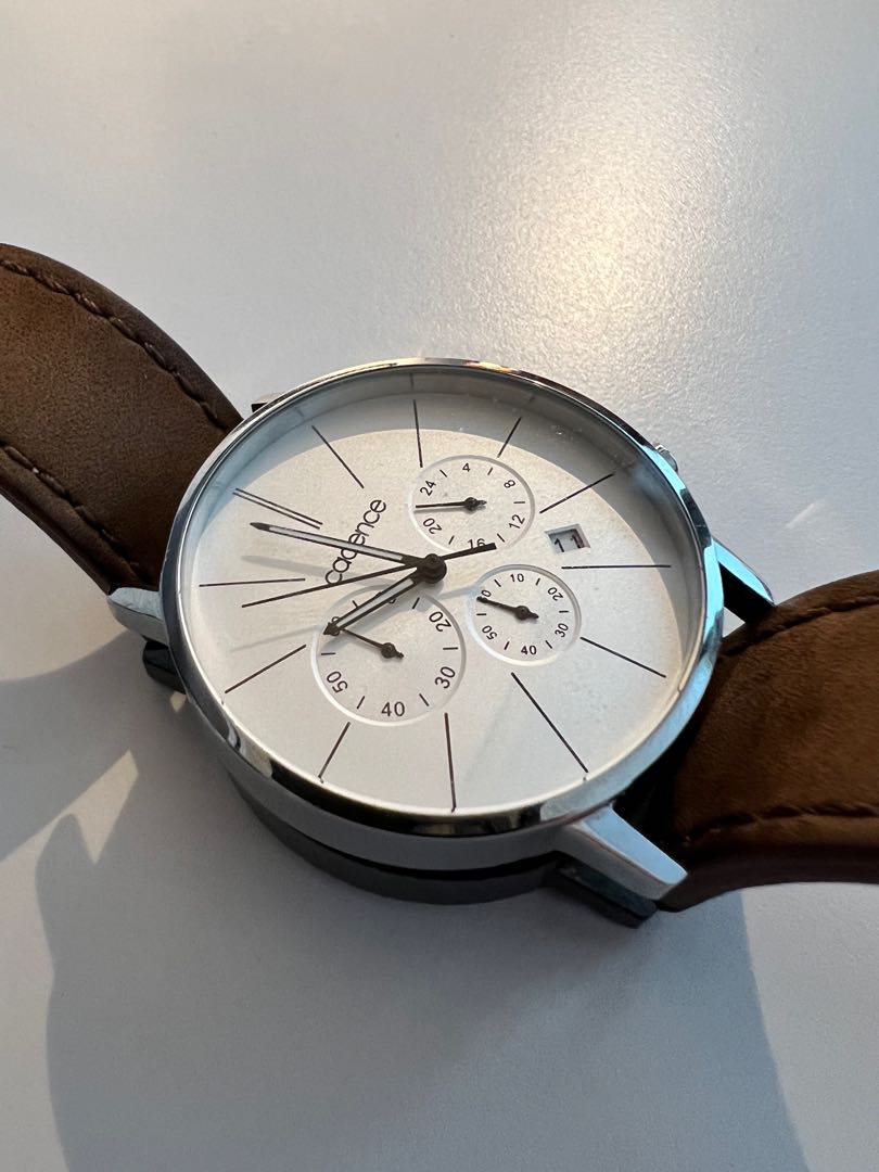 Bahaus chronograph quartz watch, Men's Fashion, Watches & Accessories ...