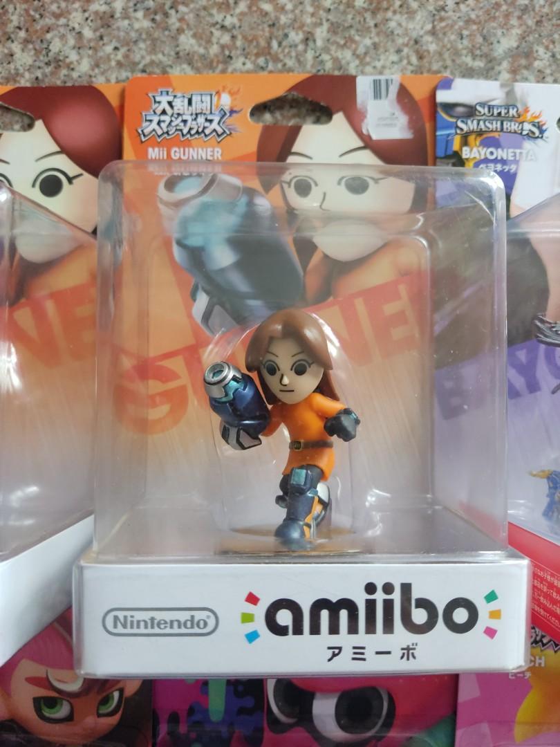 Bayonetta/Mii Gunner/Splatoon/Peach/Doctor Mario Amiibo, Hobbies & Toys ...
