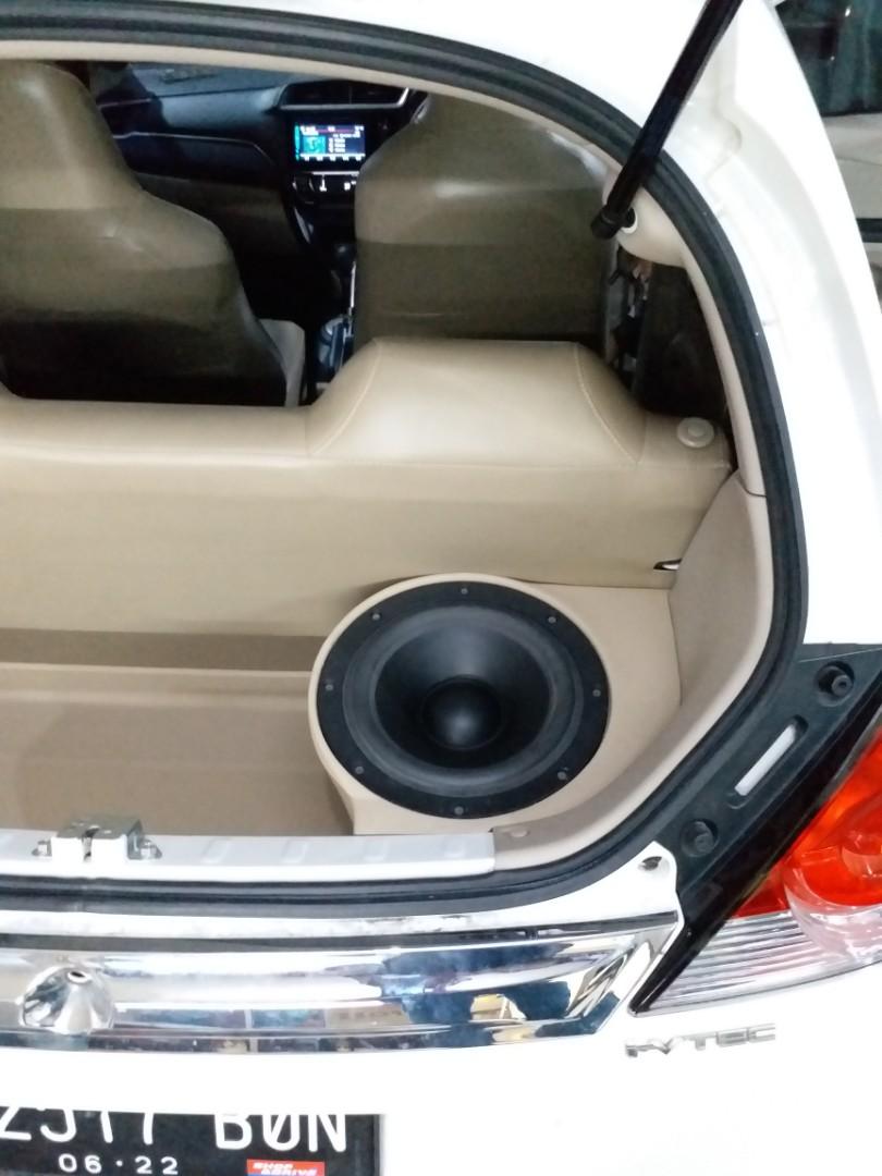 Box subwoofer 10 inch, custom Honda Brio, Aksesoris Mobil di Carousell