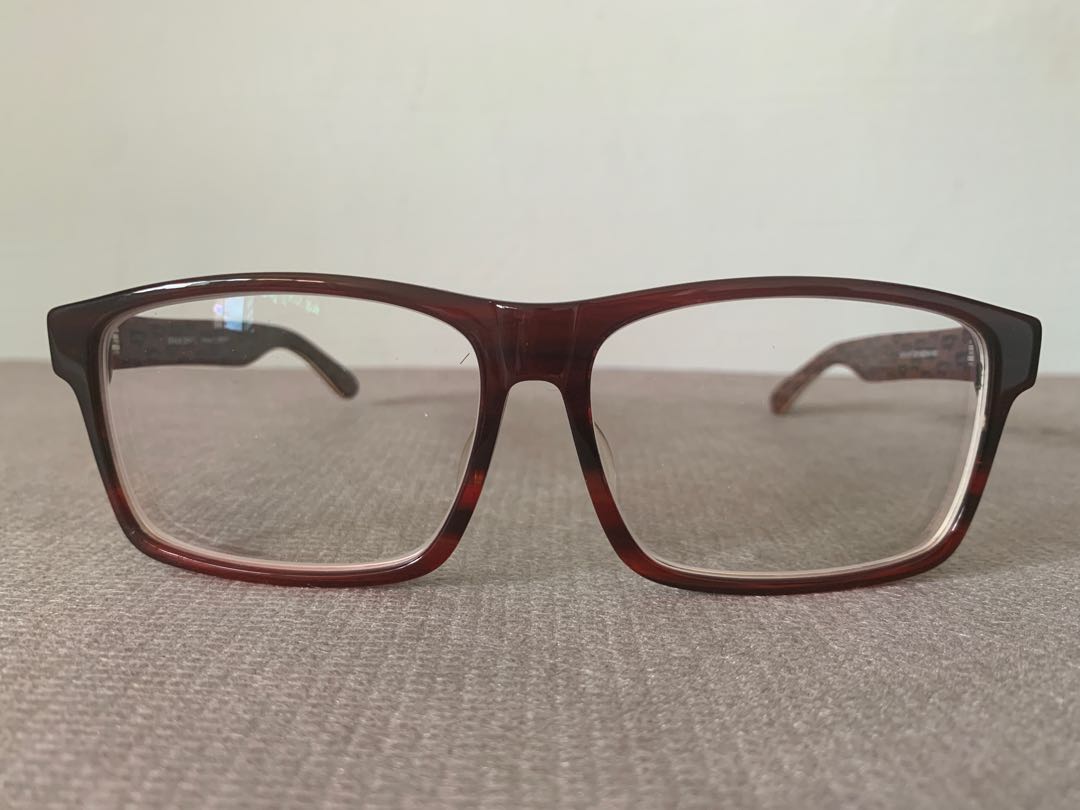 Braun Buffel Rectangle Shaped Spectacles, Men's Fashion, Watches ...