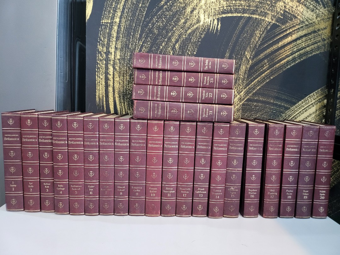 Britannica Encyclopedia 1972 Full Collection, Hobbies & Toys, Books ...