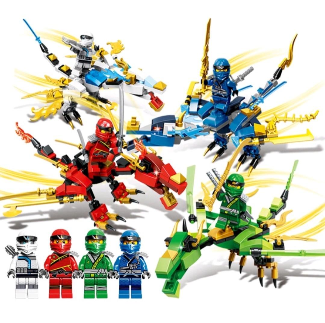 Building Blocks Ninjago Dragon Minifigures (Lego Compatible), Hobbies ...