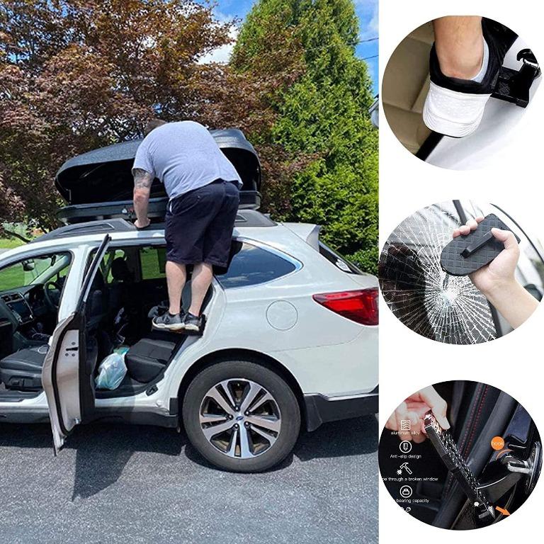 Car Door Step, Car Latch Hook Door Step, Multi-Functional Foldable Car ...