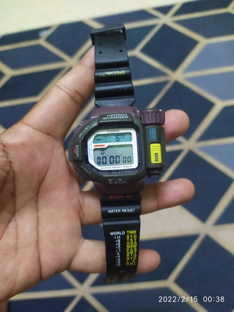 Casio tsx1300 vintage, Men's Fashion, Watches & Accessories, Watches on ...