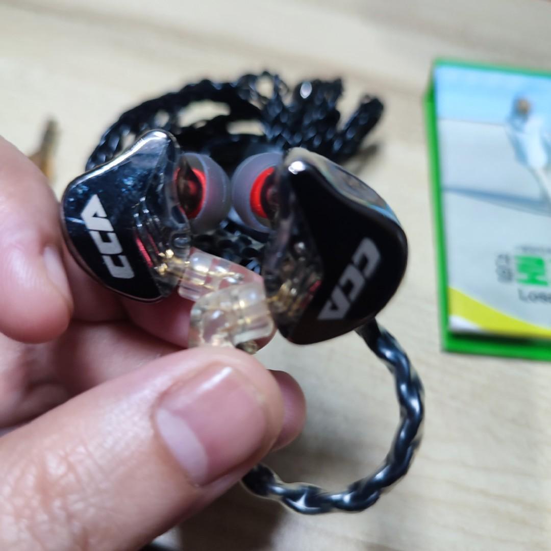 CCA CRA In-ear monitors gray with upgraded cable, Audio, Headphones ...