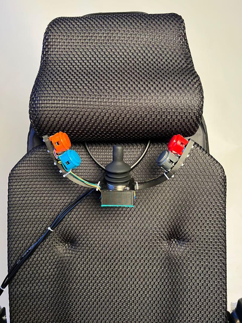 Chin Head Controlled Wheelchair for Quadruple, Health & Nutrition ...