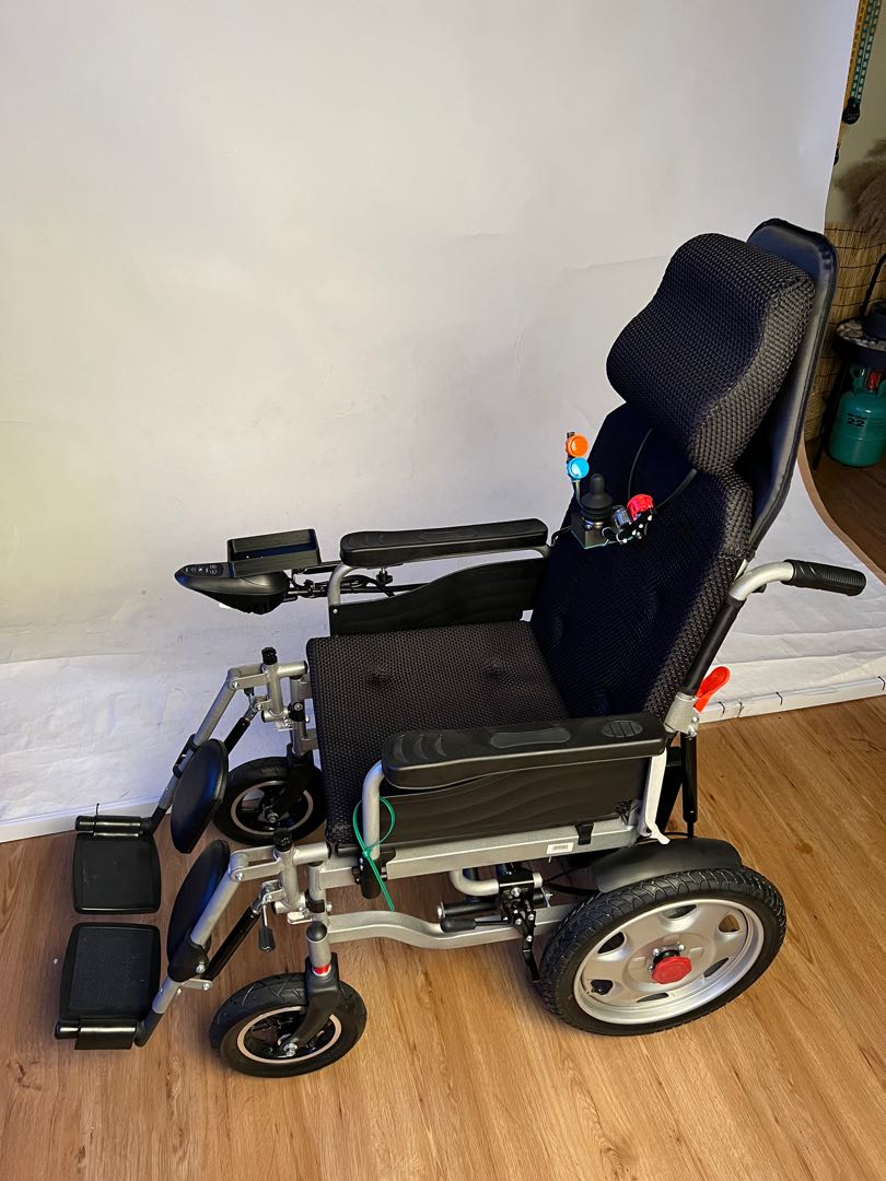 Chin Head Controlled Wheelchair for Quadruple, Health & Nutrition ...