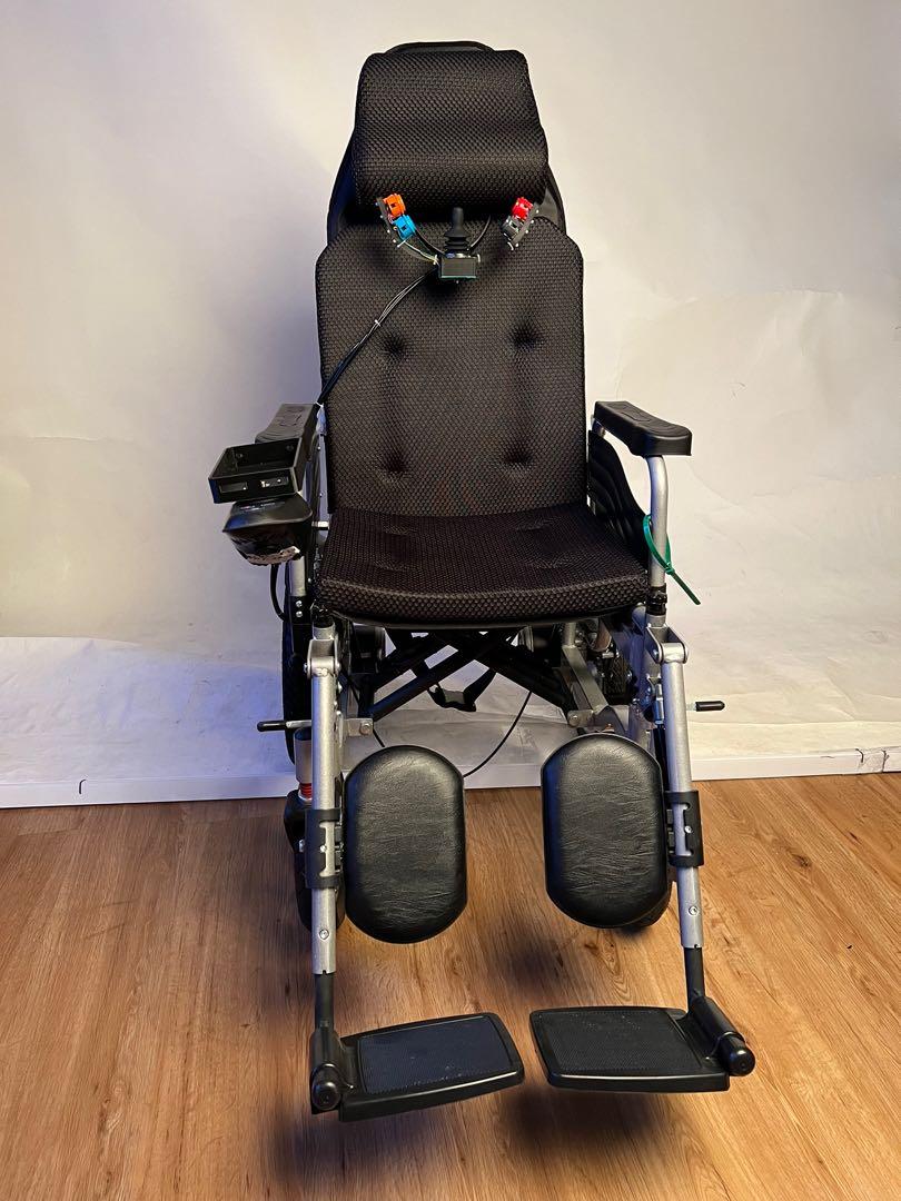 Chin Head Controlled Wheelchair for Quadruple, Health & Nutrition ...
