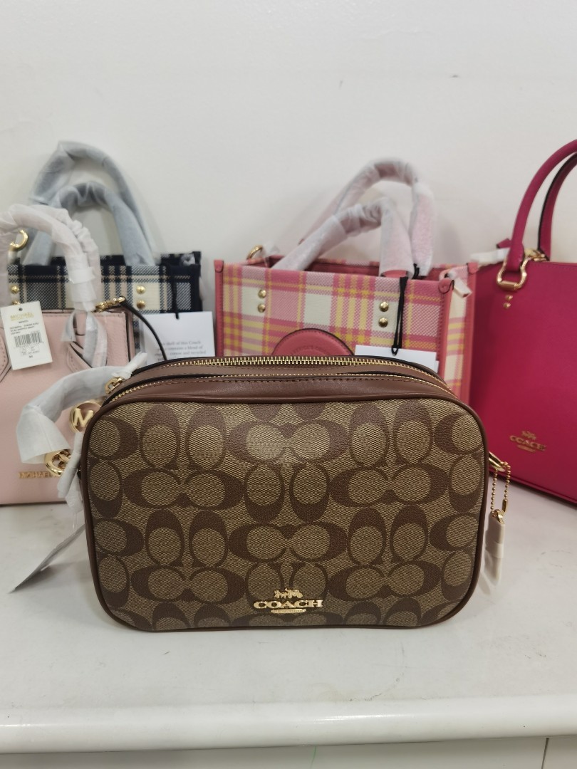 Coach Jes Double Zip Camera Xbody, Luxury, Bags & Wallets on Carousell