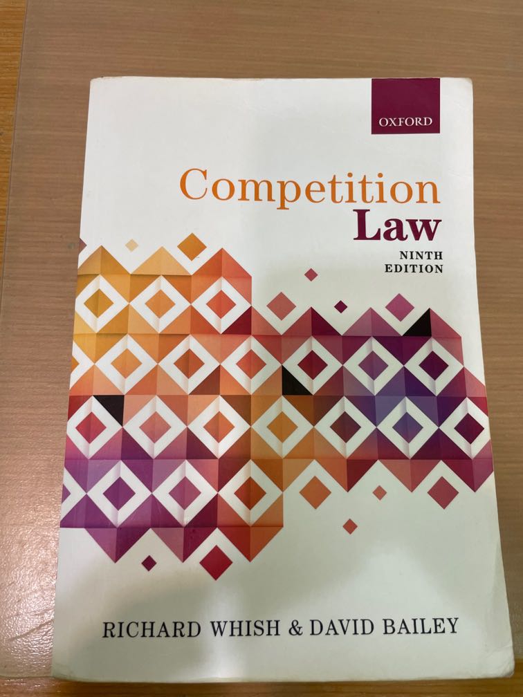 Competition law by Whish and Bailey, Hobbies & Toys, Books & Magazines ...