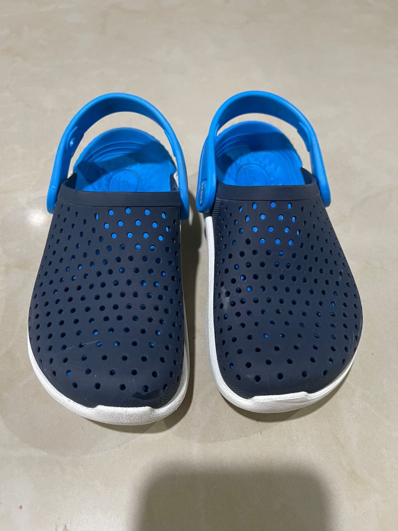 Crocs Lite Ride kids blue, Babies & Kids, Babies & Kids Fashion on ...