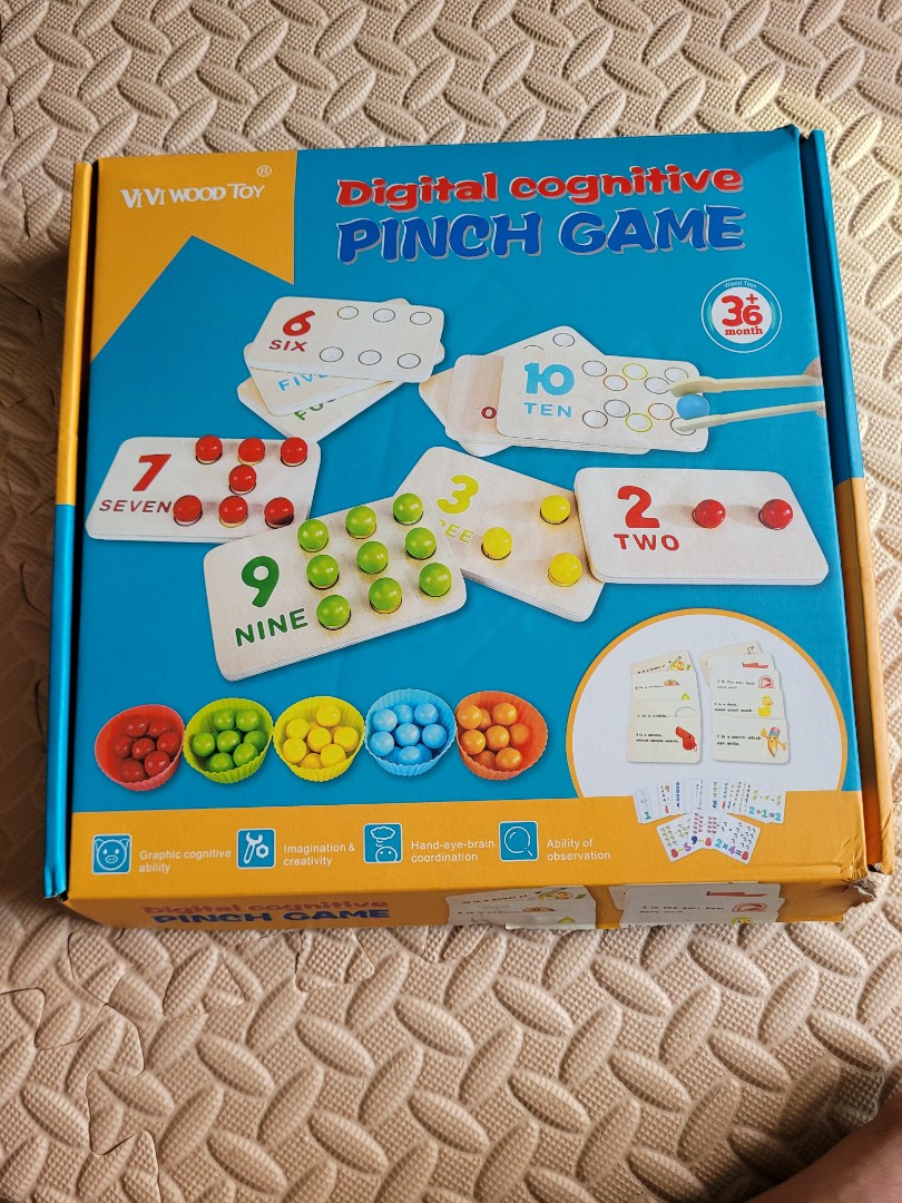 Digital cognitive pinch game, Babies & Kids, Infant Playtime on Carousell