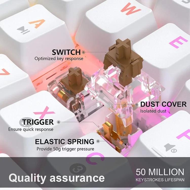 DK63 Bluetooth Mechanical Keyboard, Computers & Tech, Parts ...