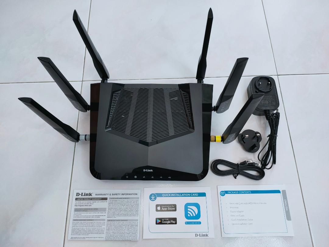 D-Link EXO AX5400 Wifi 6 Routers, Computers & Tech, Office & Business ...