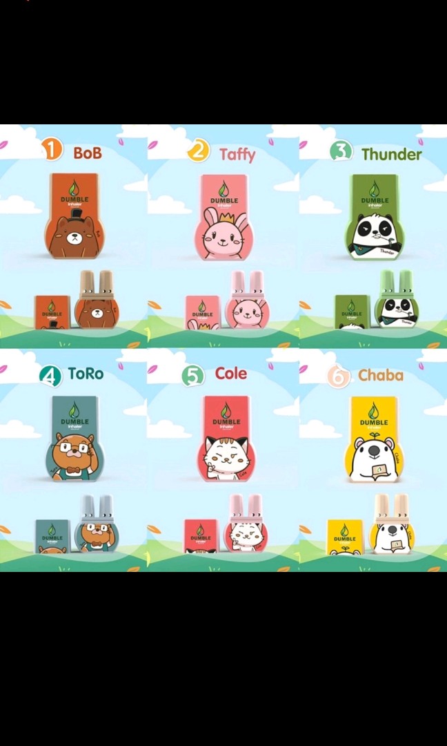 Double sided inhaler ( cute pic with it ), Health & Nutrition ...