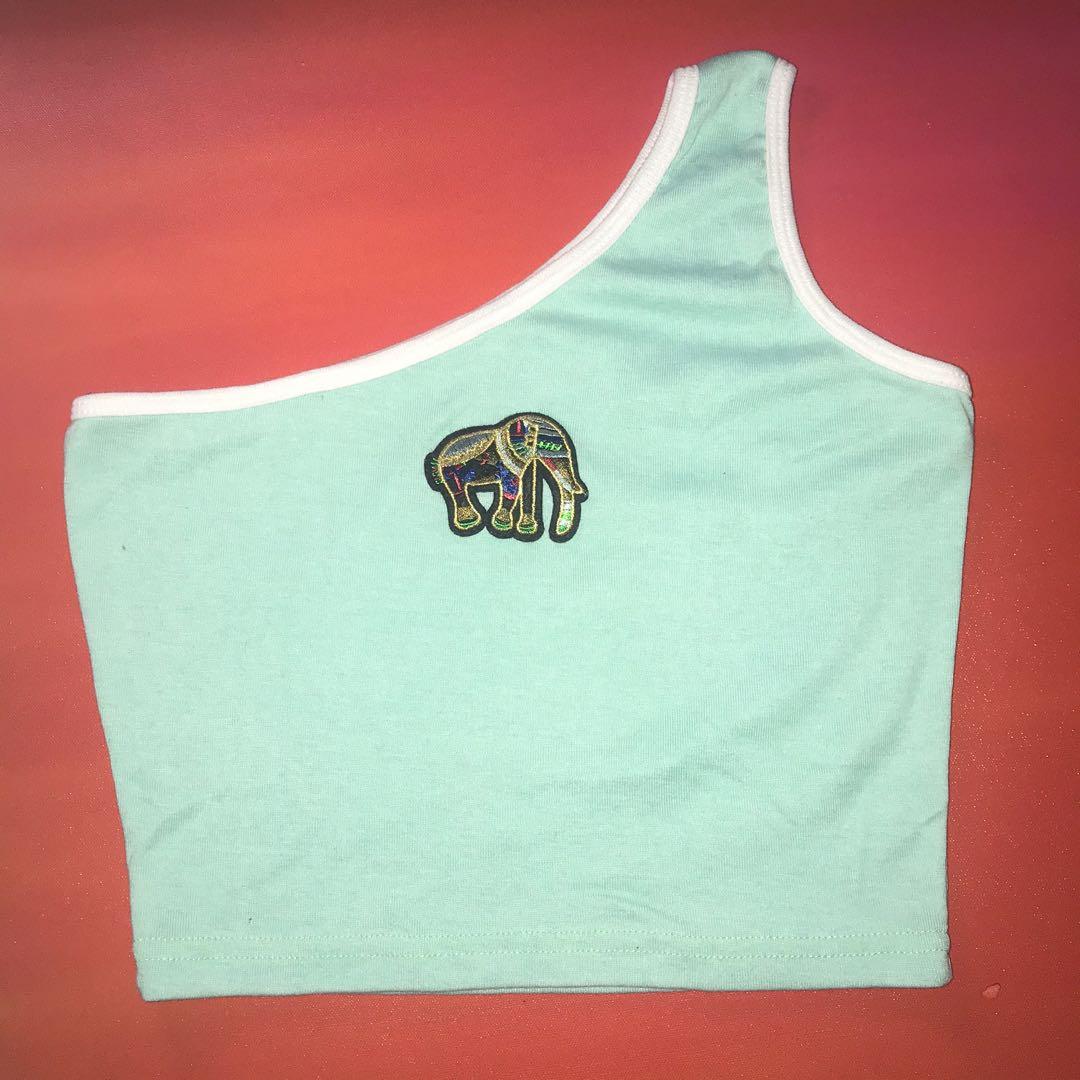 Elephant one string top, Women's Fashion, Tops, Sleeveless on Carousell