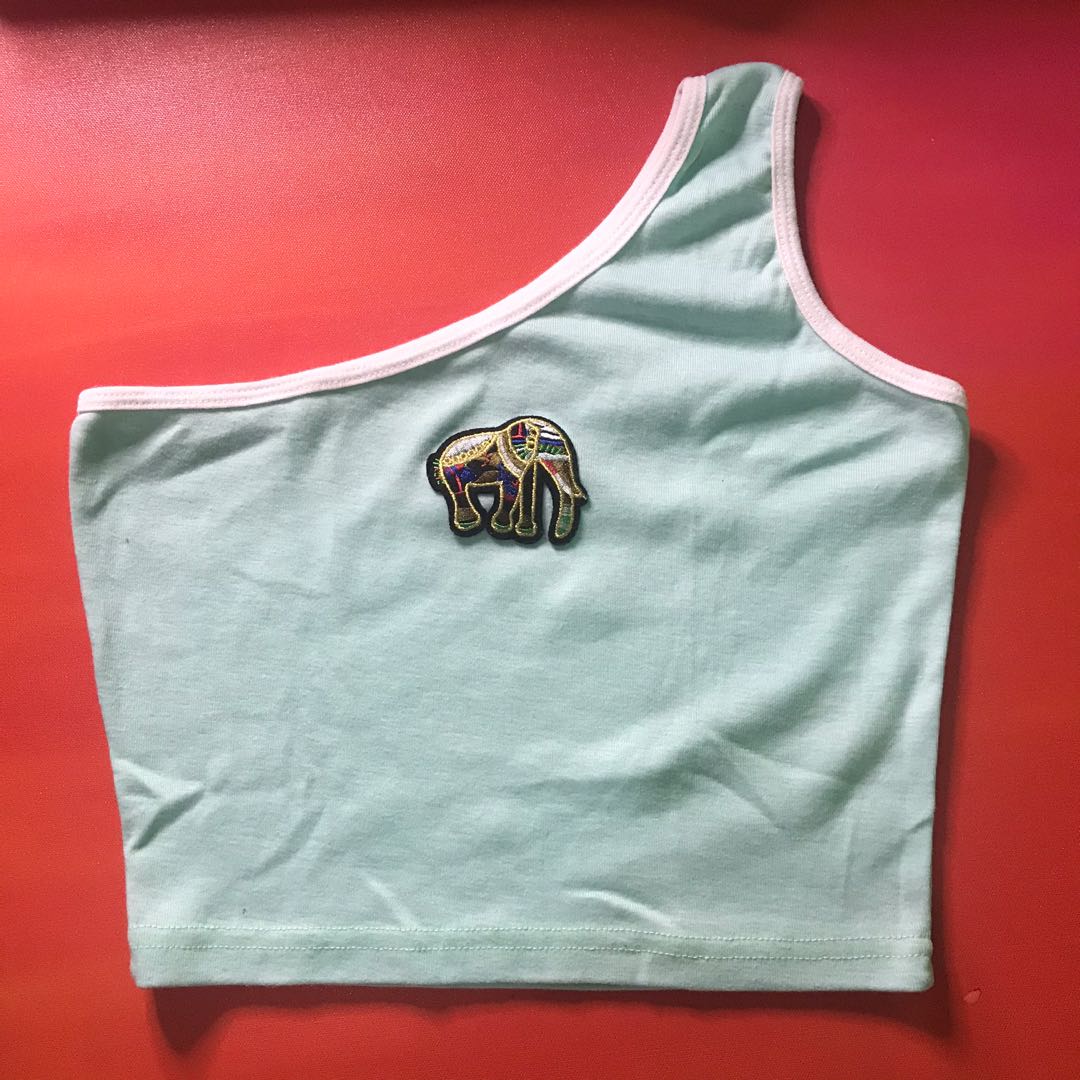 Elephant one string top, Women's Fashion, Tops, Sleeveless on Carousell