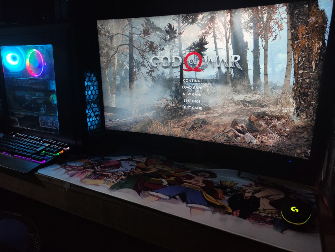 Extreme GAMING SET w/ RTX 3050, ONE Piece theme w/ 32" curved monitor ...