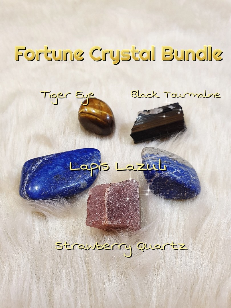 Fortune Crystals Bundle Set for only 555, Women's Fashion, Jewelry ...