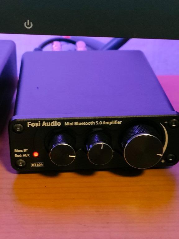 Fosi Audio BT10A Bluetooth, 5.0 Amplifier, 100W Stereo Audio Amp ...