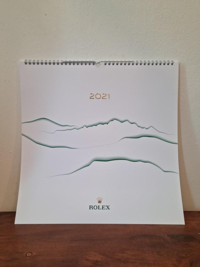Free: Rolex 2021 calendar, Furniture & Home Living, Home Decor, Wall ...